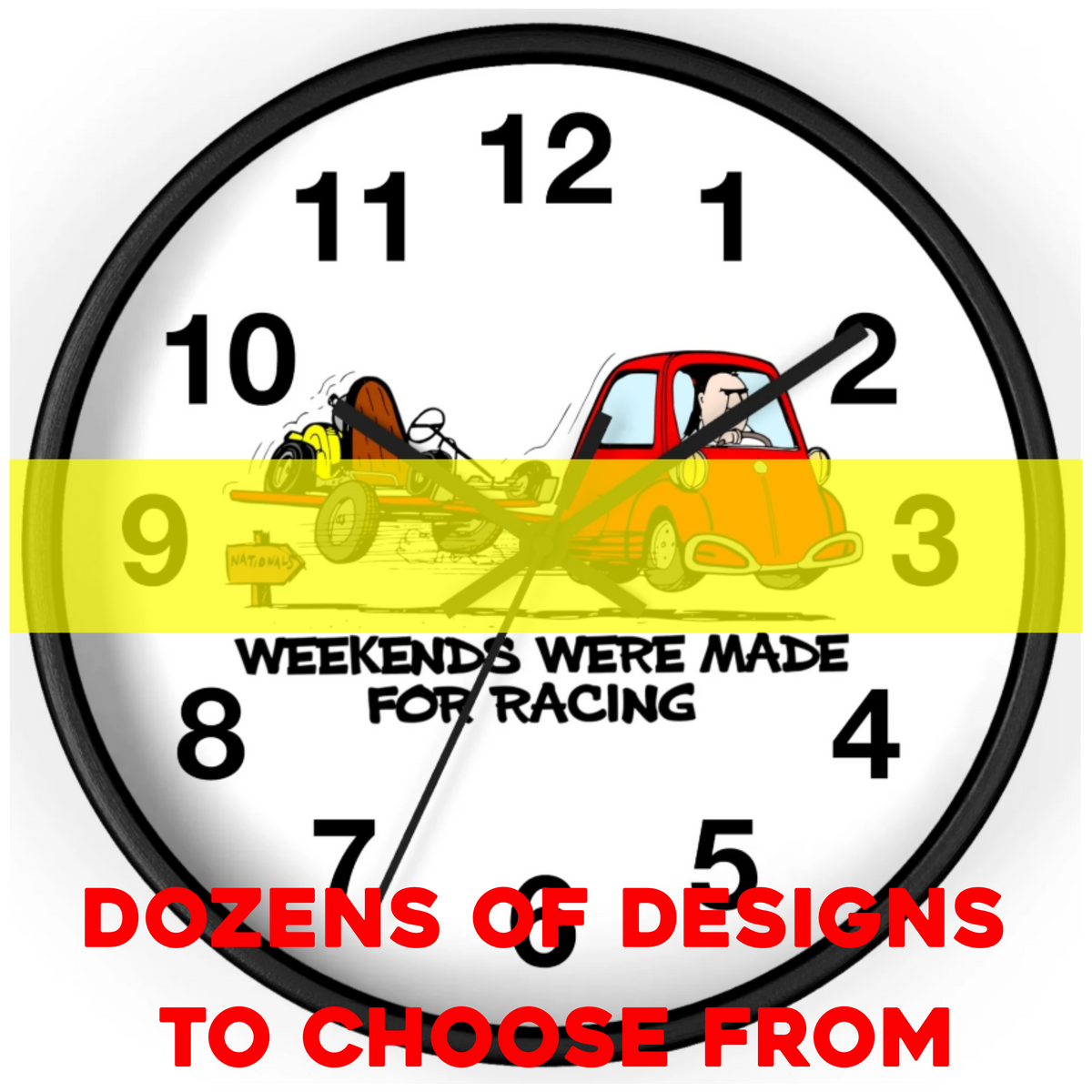 Kart Racing Wall Clocks – Kart Racers Speed Shop