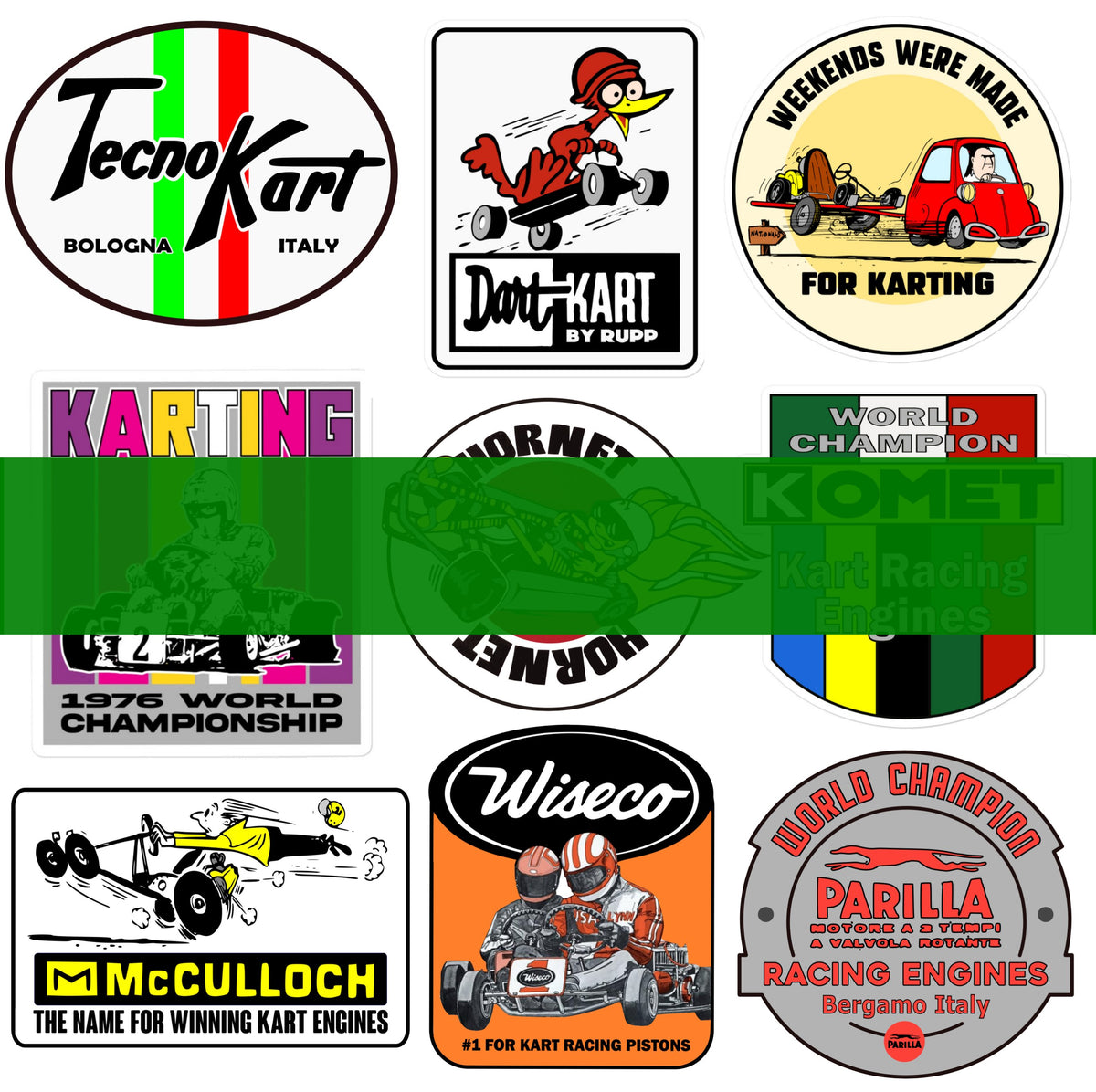 Kart Racing Stickers – Kart Racers Speed Shop