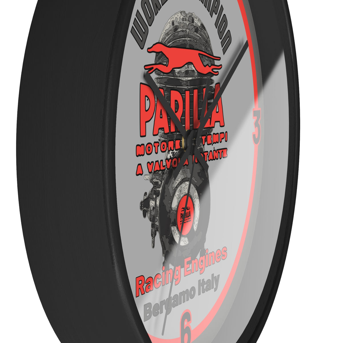 Vintage Karting Parilla World Champion Kart Racing Engines Wall Clock ...