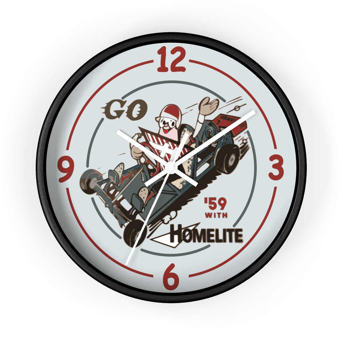 Vintage Karting Homelite '59 Go Kart Wall Clock – Kart Racers Speed Shop