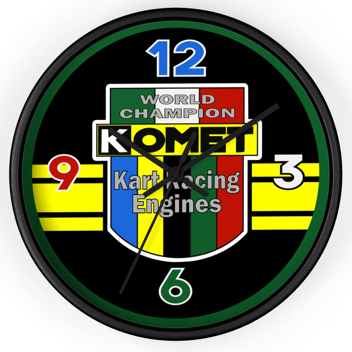 Vintage Karting Komet World Champion Kart Racing Engines Wall Clock ...
