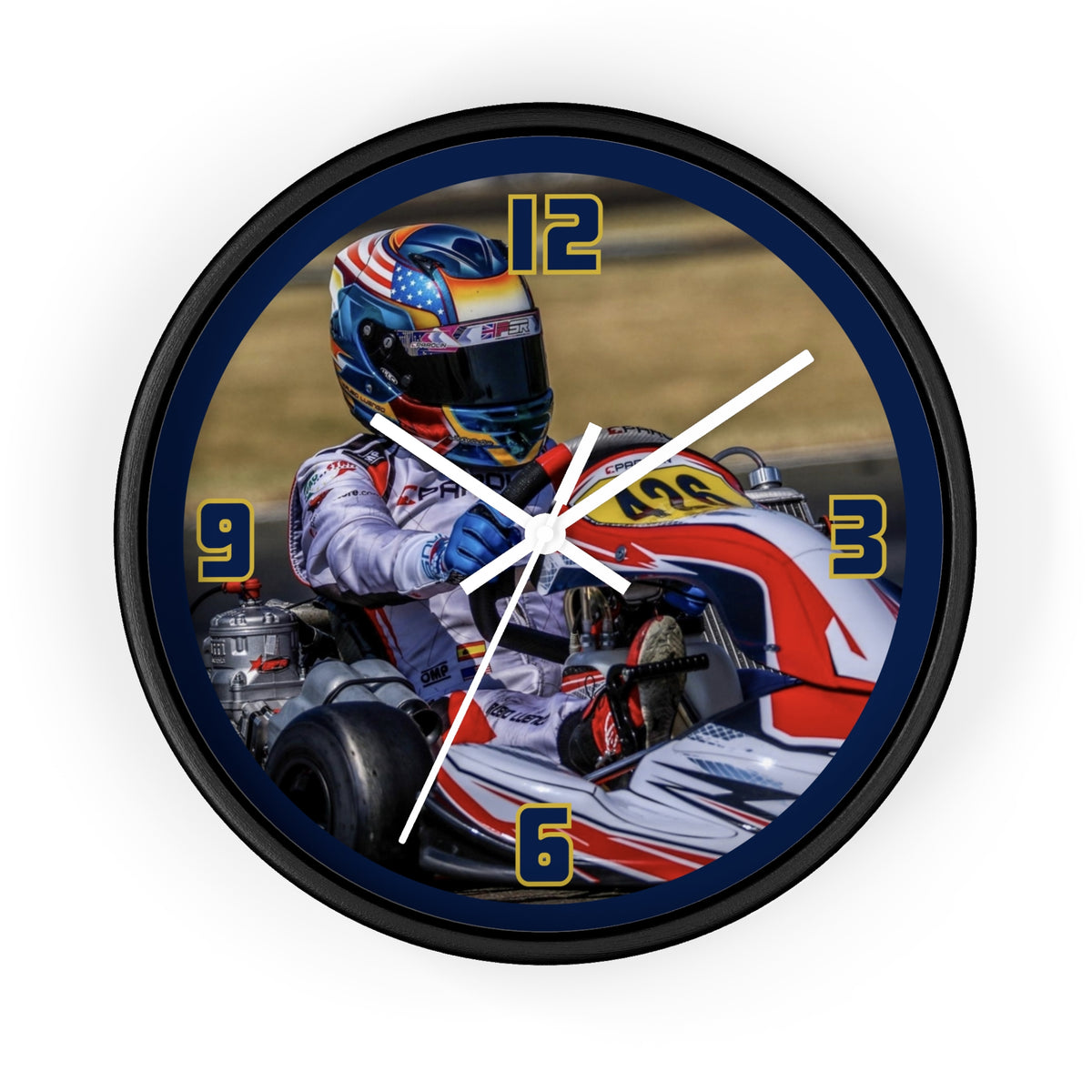 Junior Kart Racing Wall Clock – Kart Racers Speed Shop