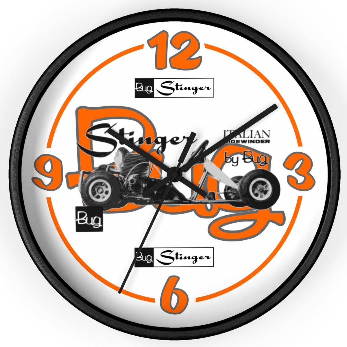 Vintage Karting Bug Stinger Sidewinder Go Kart Wall Clock – Kart Racers ...