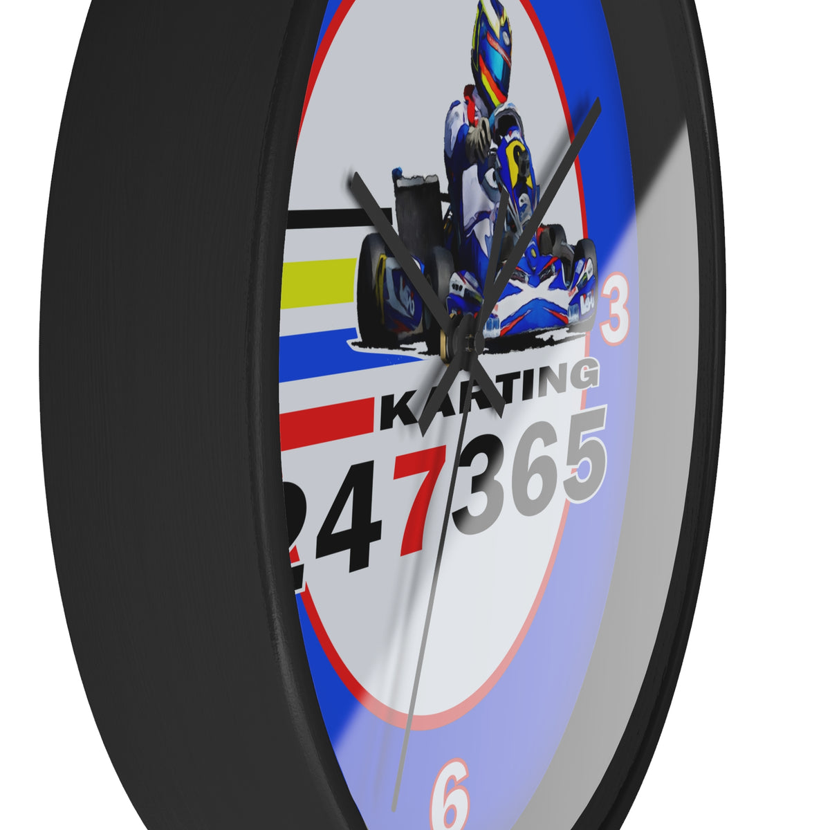 24-7-365 Kart Racing Wall Clock – Kart Racers Speed Shop