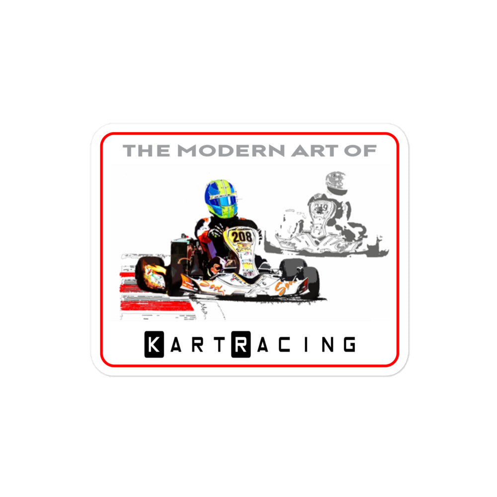 Modern Art of Kart Racing Kart Bubble-free Stickers – Kart Racers Speed ...
