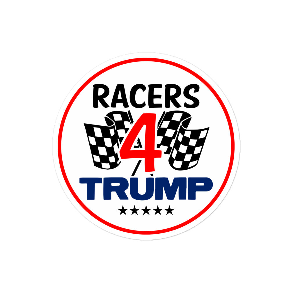 Racers 4 Trump Bubble-free stickers – Kart Racers Speed Shop