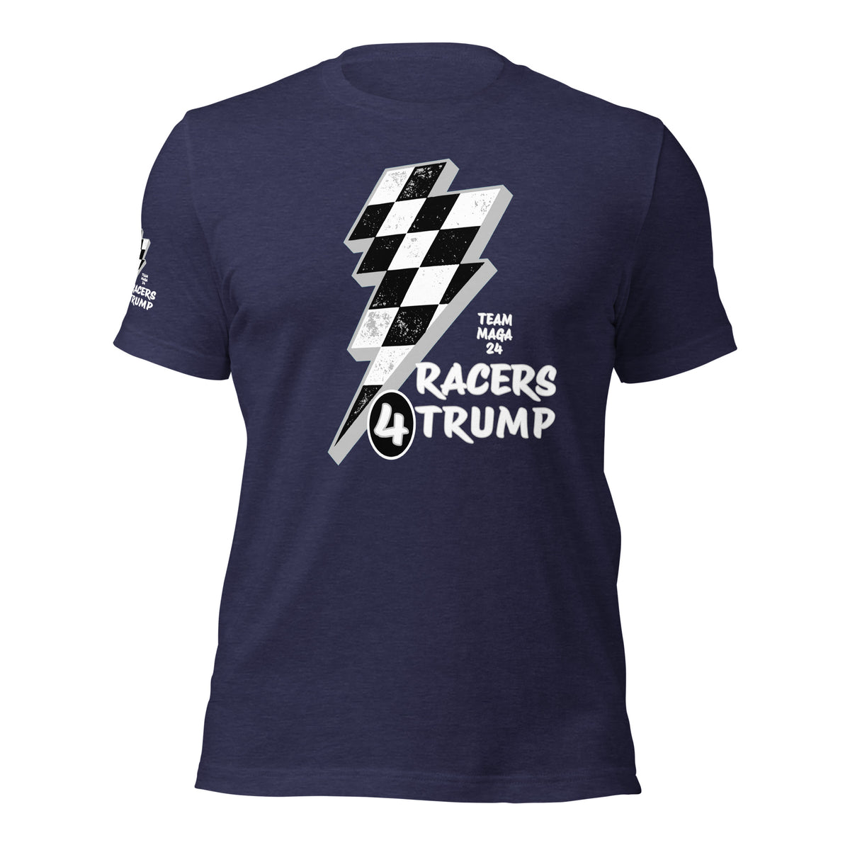 Racers 4 Trump Lightning Bolt Team MAGA 24 Unisex T-shirt – Kart Racers ...