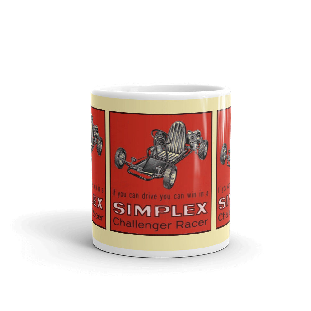 Vintage Karting Simplex Challenger "If You Can Drive You Can Win" Coff ...