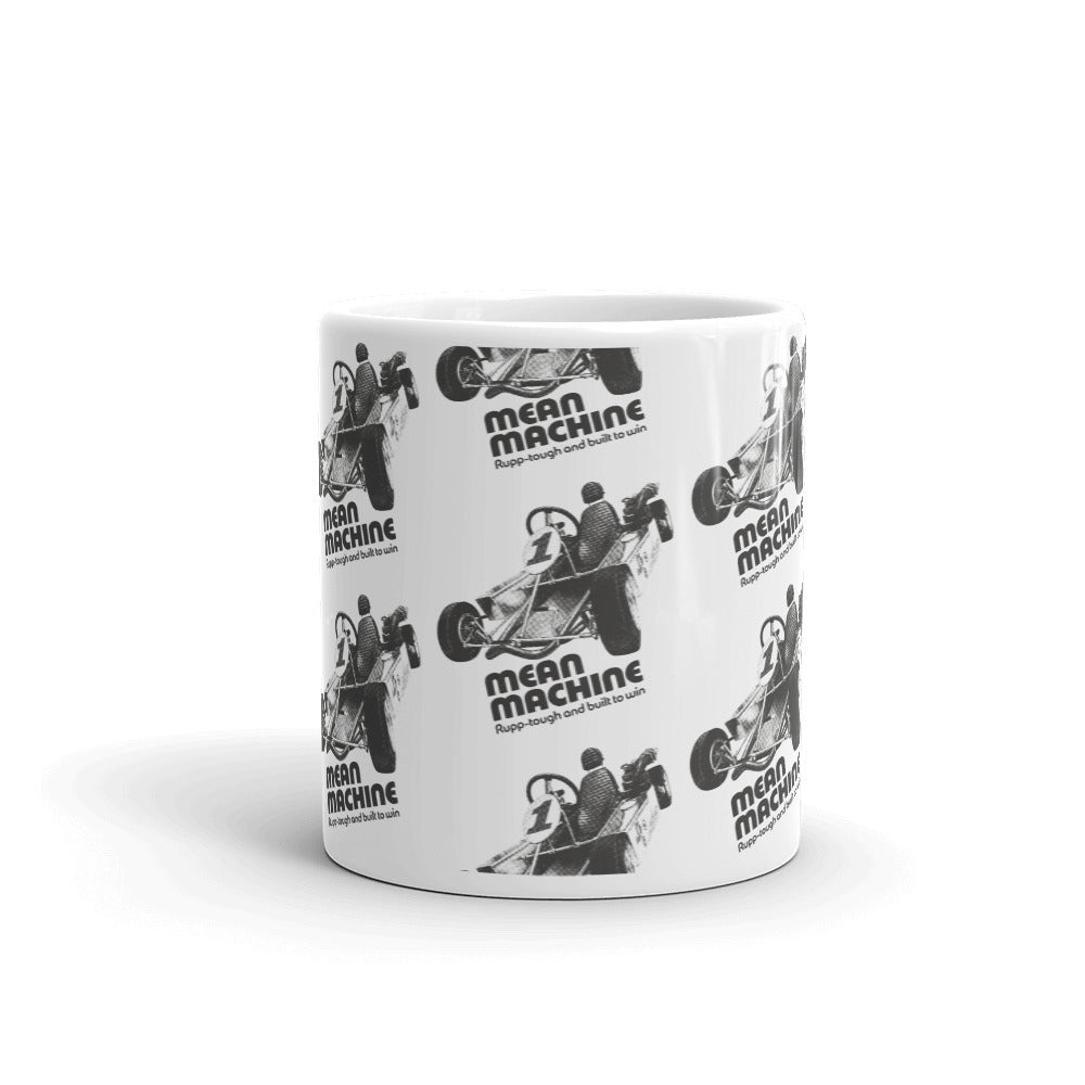Vintage Karting Rupp "Mean Machine" Enduro Kart Pattern Coffee Mug ...