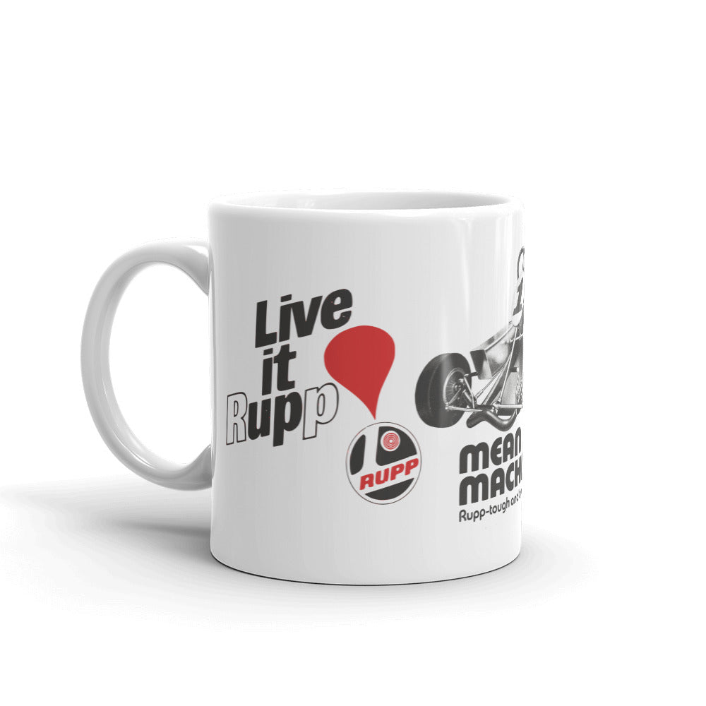 Vintage Live It Rupp Enduro Kart Mean Machine Coffee Mug – Kart Racers ...