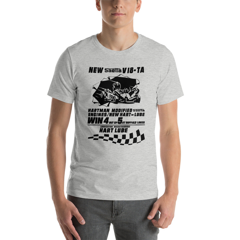 Vintage Karting Hartman Saetta V18 Racing Engine Premium Short-Sleeve ...
